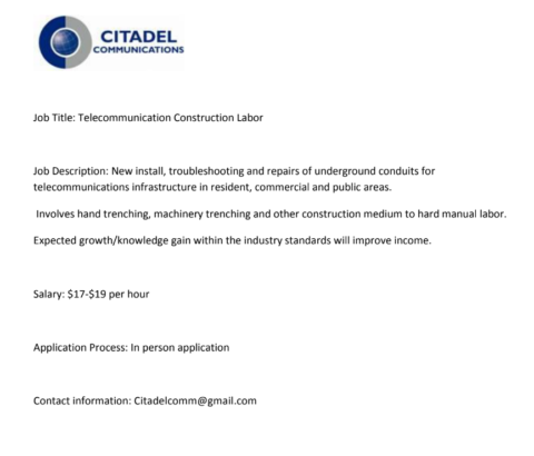 Citadel Communications - Coachella Valley Adult School
